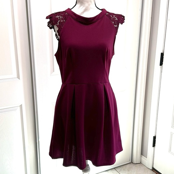 Speechless | Dresses | Nwt Speechless Raspberry Mini Dress | Poshmark
